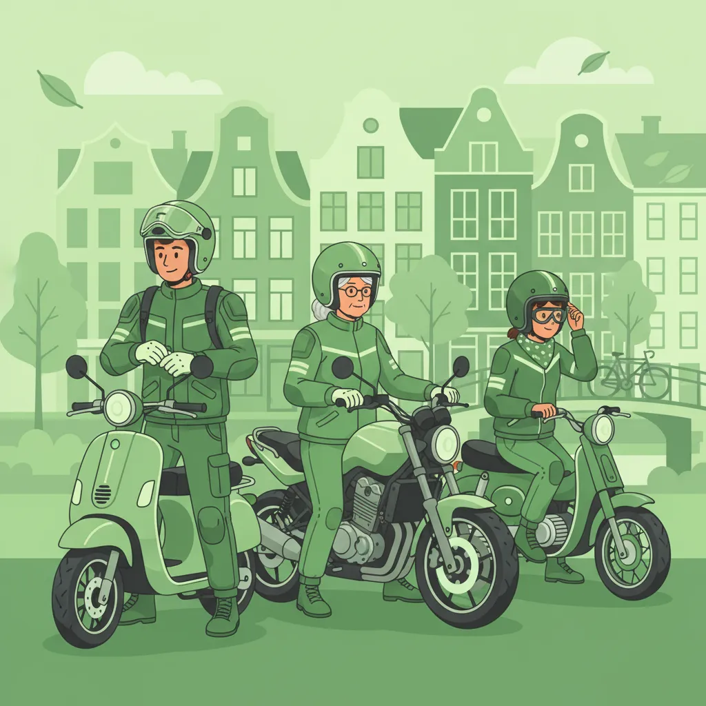 Learn Helmet & Protective Gear Rules for AM Category - Dutch Theory Exam