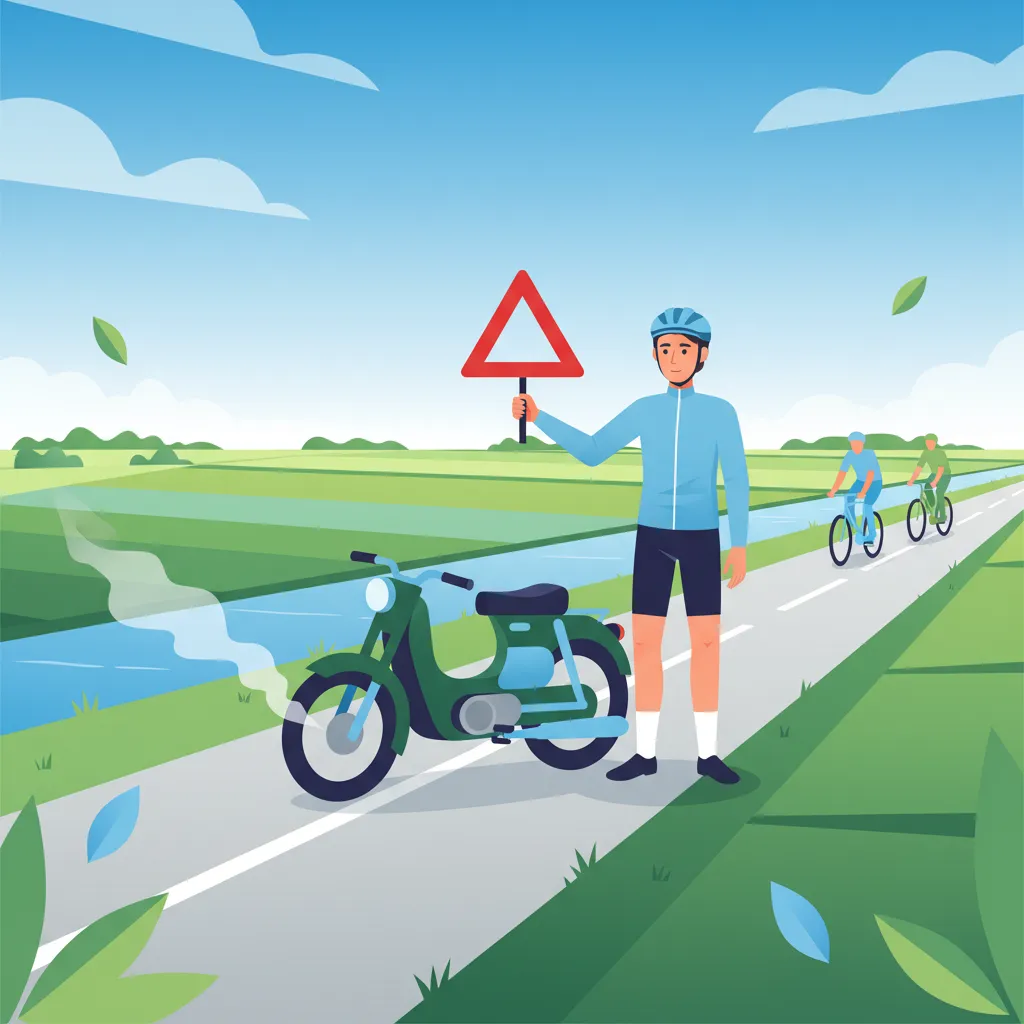 Nederlandse Regels Bromfiets Pech & Ongevallen | CBR Theorie Oefenen