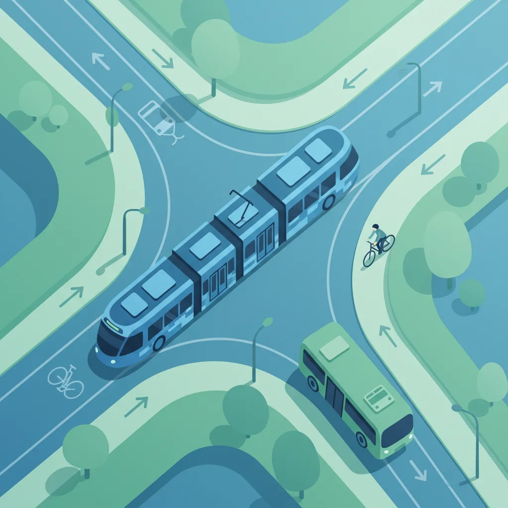 Nederlandse Rij Theorie: Oefenen Speciale Rijbanen (Bus, Tram, Fiets ...